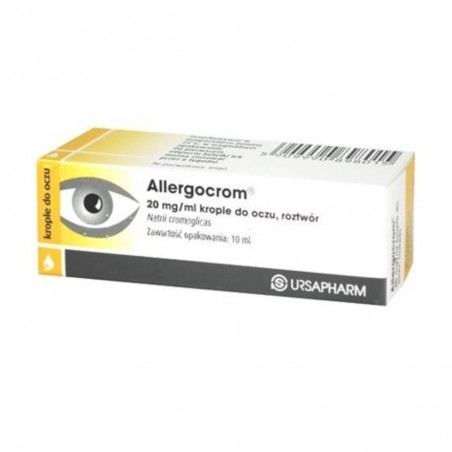 Allergocrom, krople do oczu, 0,02 g/ml 10 ml - Apteka Internetowa CUD